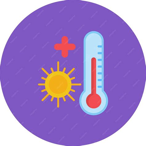 Premium Vector Heat Wave Flat Illustration