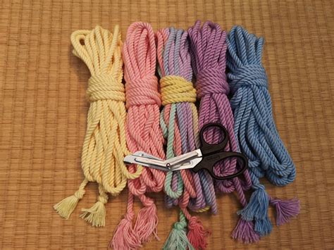 5 Rope Kit Ready To Use Dreamer Bamboo Bondage Rope Set Rebornropes