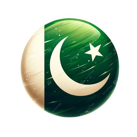 Pakistan Flag Logo Circle Shape Pakistan Flag Circle Shape Pakistan