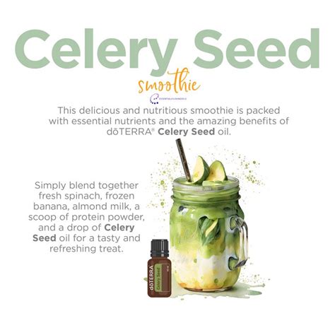 Doterra Celery Seed Benefits At Dwayne Carson Blog