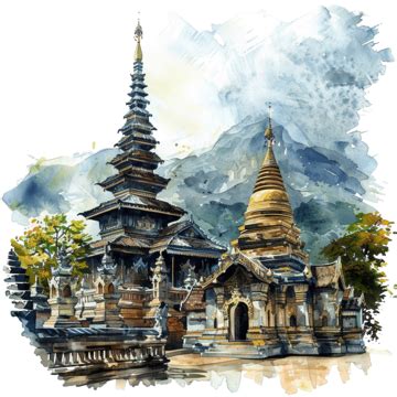 Thailand Phayao And Chiang Mai Temples Thailand Temple Thai Png