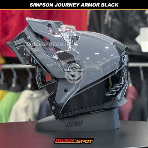 Simpson Journey Armor Black Helmet Riderspot