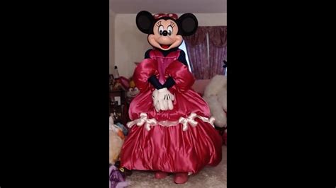 Minnie Mouse Super Satin Princess Dress Full Suit Video Youtube
