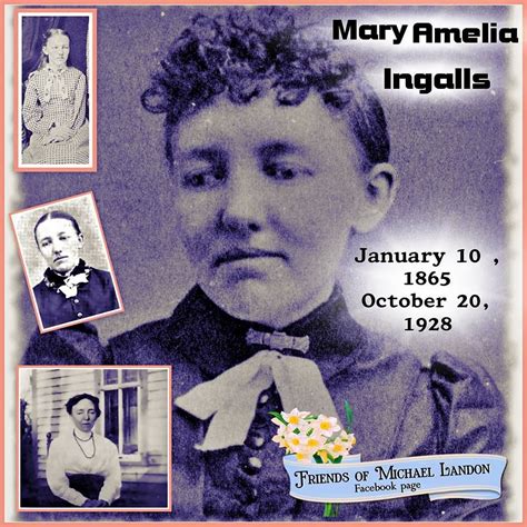 The Real Mary Amelia Ingalls Laura Ingalls Laura Ingalls Wilder