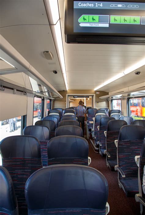 Innenraum Des Ga 755 401 British Rail Class 7554 Ein Vierteiliger