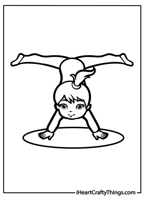 Gymnastics Coloring Pages 30 Printable Pdf Sheets For Free Coloring