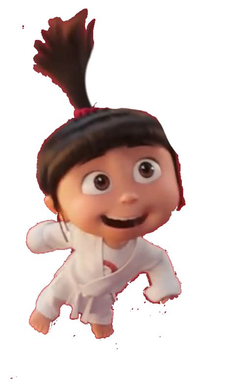 Despicable Me 4 The A Karate Girl Agnes Gru Png By Irirkdkdkdk On