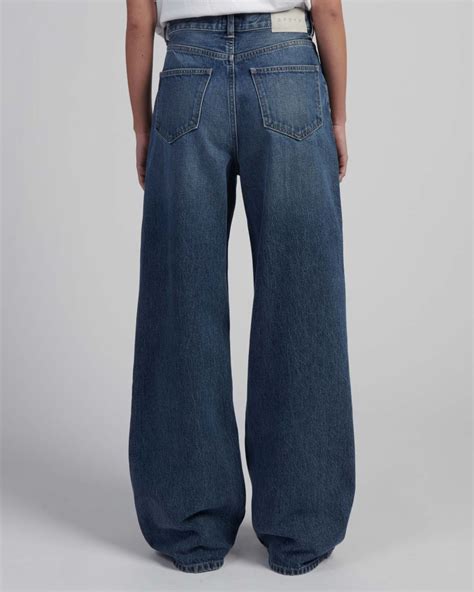 Edwin W Olivia Pant Blue Topaze Wash Edwin Europe