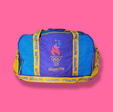 Vintage Atlanta Olympic Games Tote Duffle Bag Pretty Ill Vintage