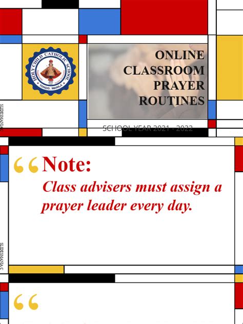 Classroom Prayer Routine Sy 2021 22 Pdf Christian Worship And Liturgy Prayer