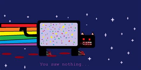 Evil Nyan Kitty By Blackwolfofbluemoon On Deviantart