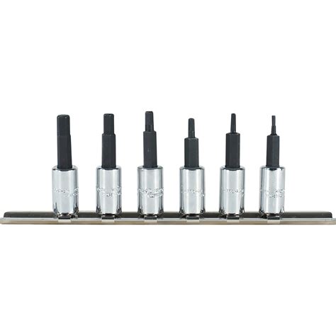 Klutch Hex Bit Socket Set — 10 Pc Metric Northern Tool