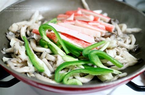 느타리버섯맛살볶음