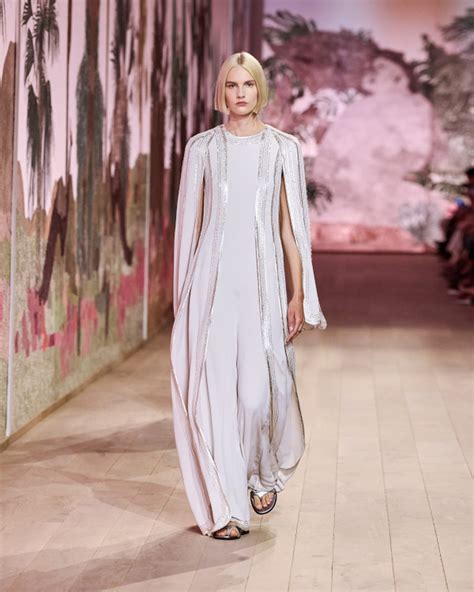 Look 65 Du Défilé Dior Haute Couture Automne Hiver 2023 2024