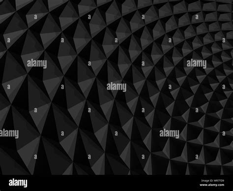 Abstract Geometric Background With Black Parametric Triangular Structure Digital Graphic
