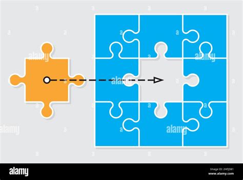 Puzzle Pieces Vector Graphic Design Vector Illustration Of Connected