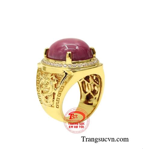 Nhan Nam Ruby Nhẫn Nam Topaz Đá Quý