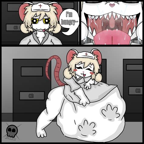 Rule 34 Anthro Belly Black Eyes Femele Mouse Open Mouth Terrible Mouse Vore White Body 13172655