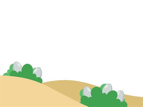 Premium Vector Easter Eggs In Grass Illustration