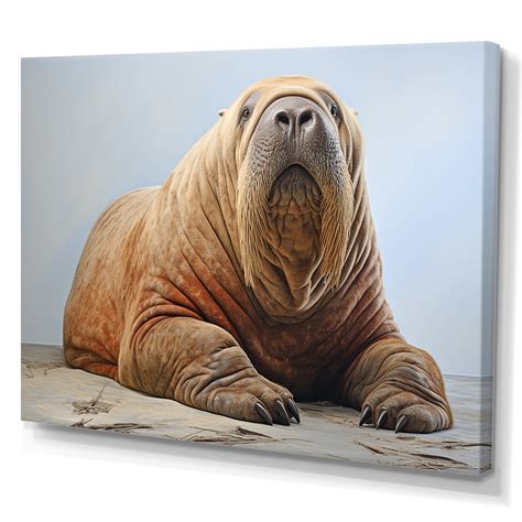 Design Art Lazy Walrus Habitat On Canvas Print Wayfair