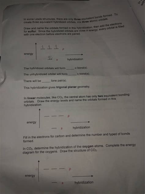 Solved When Atoms Bond To Form Molecules Th A T Orbitals
