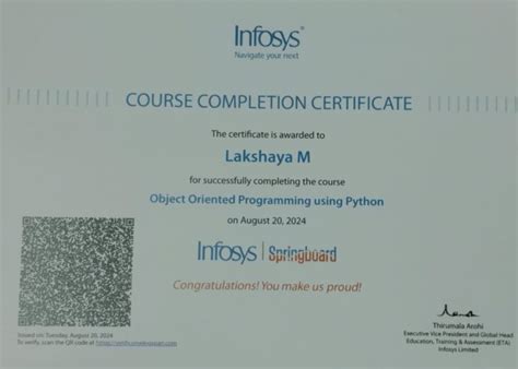 Python Objectorientedprogramming Infosysspringboard Infosys