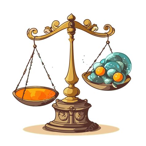 Cartoon Balance Scale