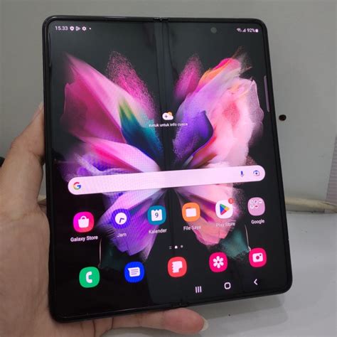 Jual Samsung Galaxy Z Fold 1 12512 Second Fullset Space Silver