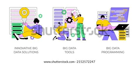Big Data Business Software Abstract Concept Stock Vector Royalty Free