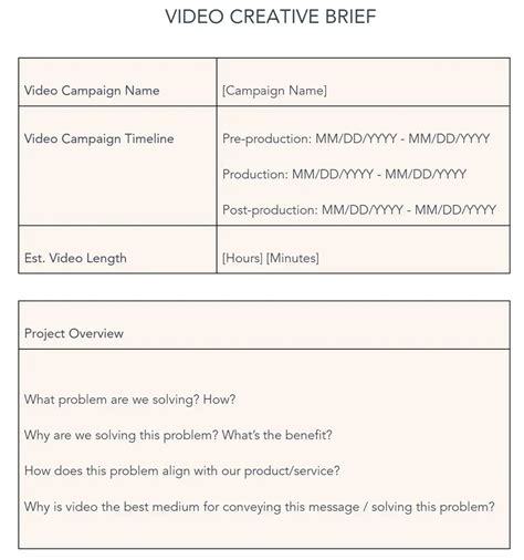 How To Write A Creative Brief In 11 Simple Steps Examples Templates
