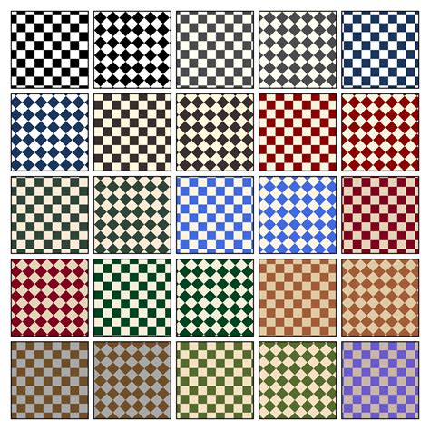 Illustrator Harlequin Pattern Tiles 25 Editable Vectors