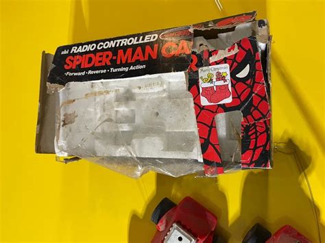 Vintage 1977 Ahi Spider Man Remote Controlled Spider Car W Controller