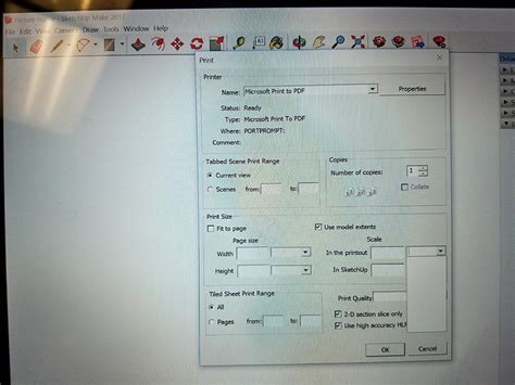 Print Scale Unit Issues SketchUp SketchUp Community