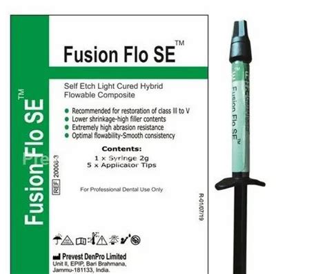 Syringe Dental Self Adhesive Hybrid Flowable Composite For Clinical Packaging Size 2gm At