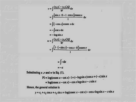 Solution Of Differential Equations Pptx