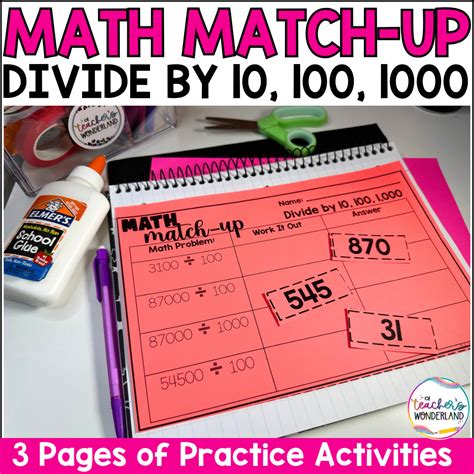 Decimal Division By 10s Math Sorts Math Centers Review Interactive