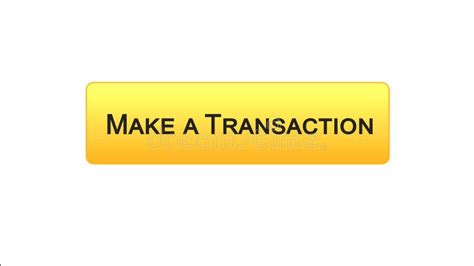 Make A Transaction Web Interface Button Orange Color Online Bank