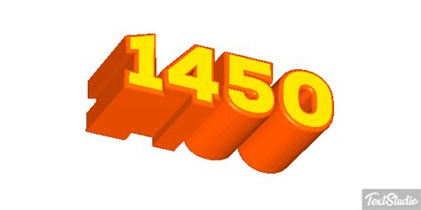 1450 Number Animated  Logo Designs