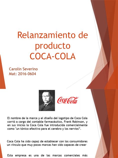 Relanzamiento De Producto Pdf Coca Cola Marketing