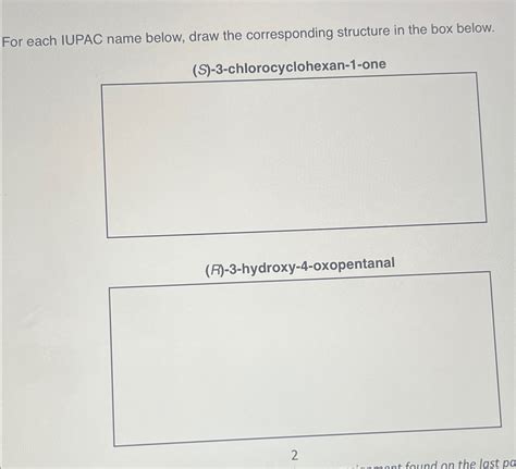 Solved For each IUPAC name below, draw the corresponding | Chegg.com