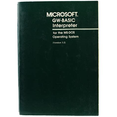 Microsoft Gw Basic Interpreter For The Ms Dos Operation System
