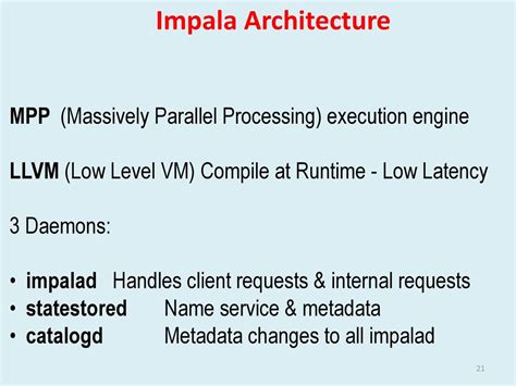 Sql On Big Data Technology Architecture Innovations Ppt Download