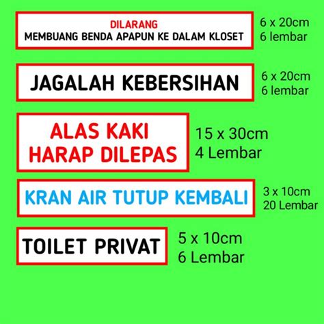 Jual Stiker Vinyl Custom Shopee Indonesia