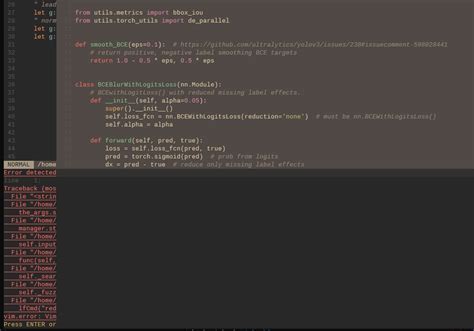 G Lf PopupPreviewPosition Bottom Caused Errors In Vim Issue