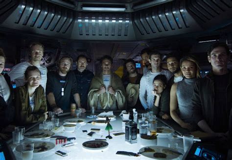 James Franco E Michael Fassbender Nella Foto Del Cast Di ‘alien