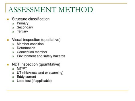 Ppt Structure Assessment Powerpoint Presentation Free Download Id