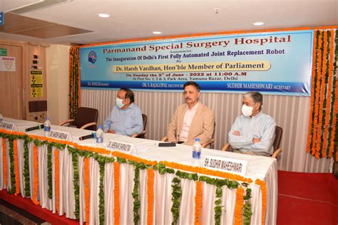 Inauguration Of Centre For Robotic Joint Replacement And Launching Of Cuvis Robot Knee