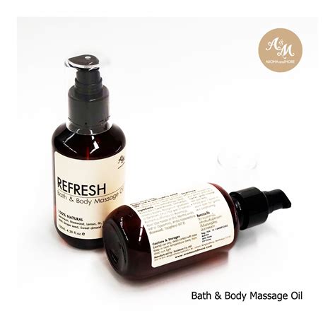Refresh Bath And Body Massage Oil Blend To Refresh Your Body And Mind