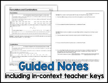 Permutations And Combinations Notes And Practice By Math Beach Solutions
