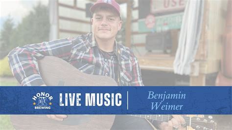 Live Music Benjamin Weimer Honor Brewing Loudoun Sterling January 20 2024